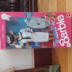 Mattel | Other | 99 Navy Barbie Doll | Poshmark